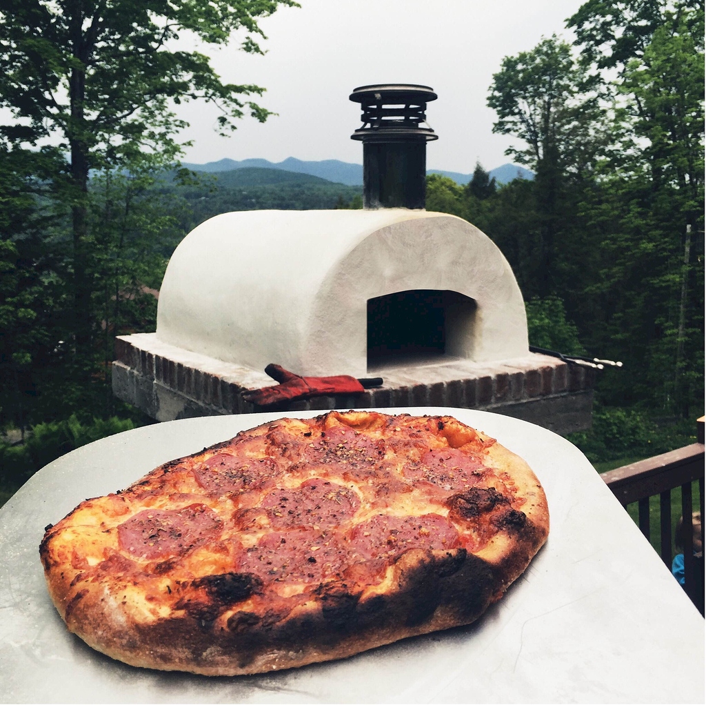 The Schloff Family Wood-Fired Cortile Barile Outdoor Pizza Oven in ...