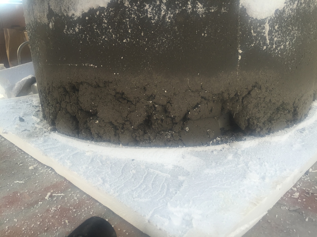 How do I repair pinholes, small gaps and/or voids in the dry castable ...