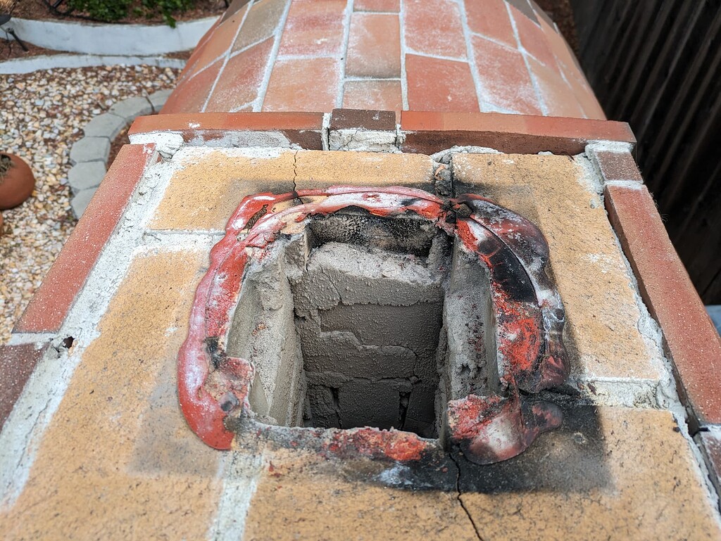 Chimney base came off - Mattone Barile & Mattone Barile Grande Ovens ...